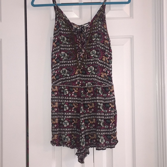 American Eagle Outfitters | Dresses | American Eagle Open Back Romper ...